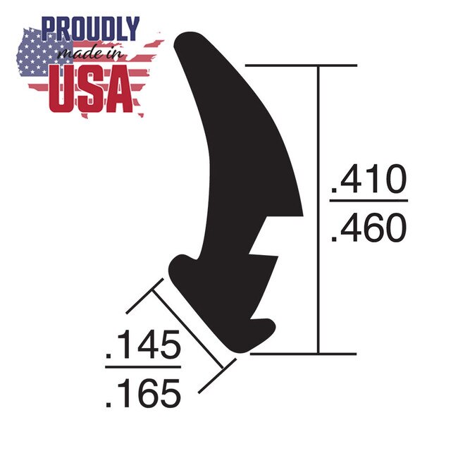 Groove Panel Retainer 9/32in x 29/64in | 102-621