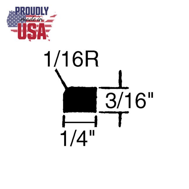 Staple Type Panel and Glass Retainer 3/16in x 1/4in | 102-624