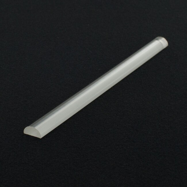 Clear Acrylic Half Round Rod | 6ft Length | HALF-RND-ROD-PARENT