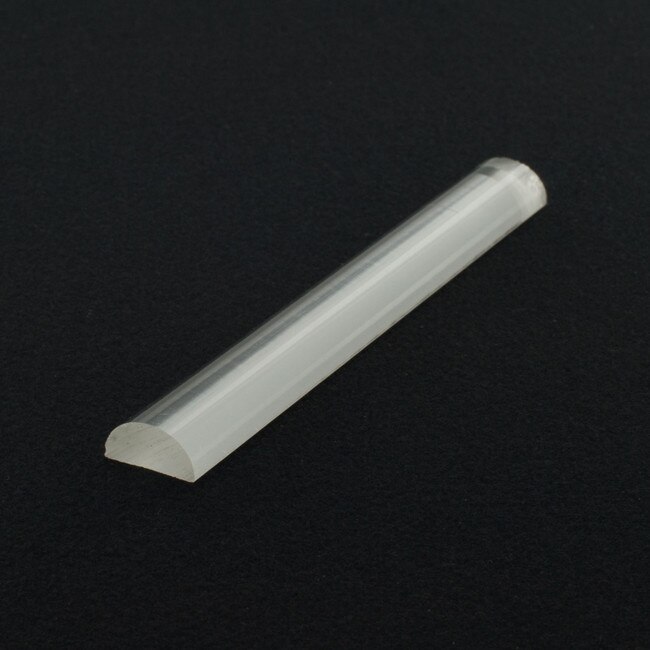 Clear Acrylic Half Round Rod | HALF-RND-ROD
