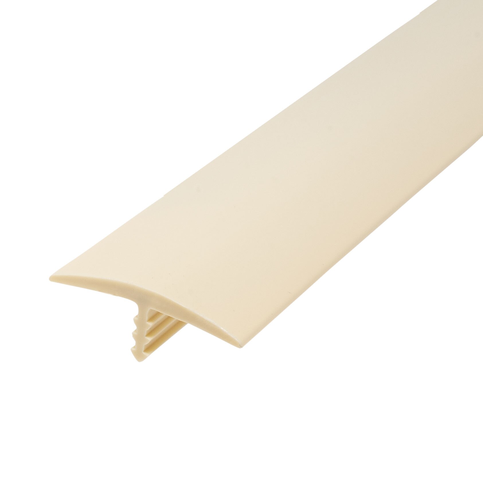 Outwater Plastic T-molding 1-1/8 Inch Almond Flexible Polyethylene ...