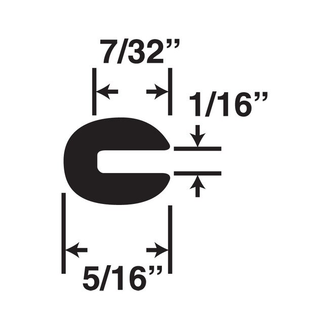 Flexible U Channel 1/16in | 113-1002