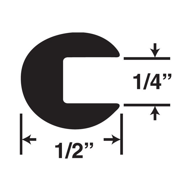 Flexible U Channel 1/4in | 113-1005