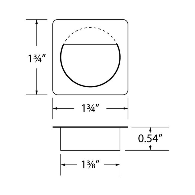 Recessed Draw Pull | 143-PARENT