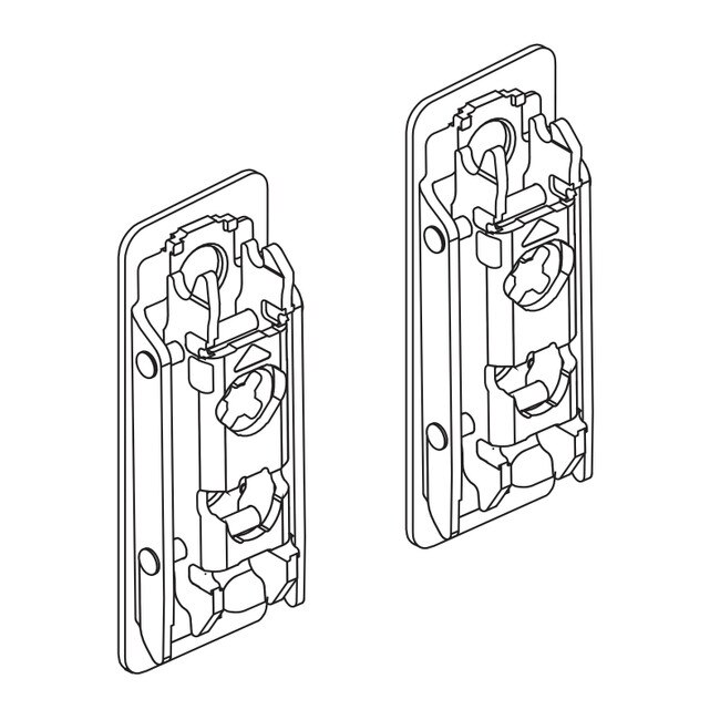 Blum Aventos HK-XS with Blumotion Hinge Mounting Plate for Frameless ...
