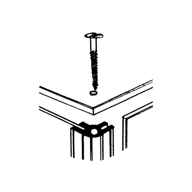 1/8in Styrene | 90 Degree Outside Corner Channel | 184-PARENT