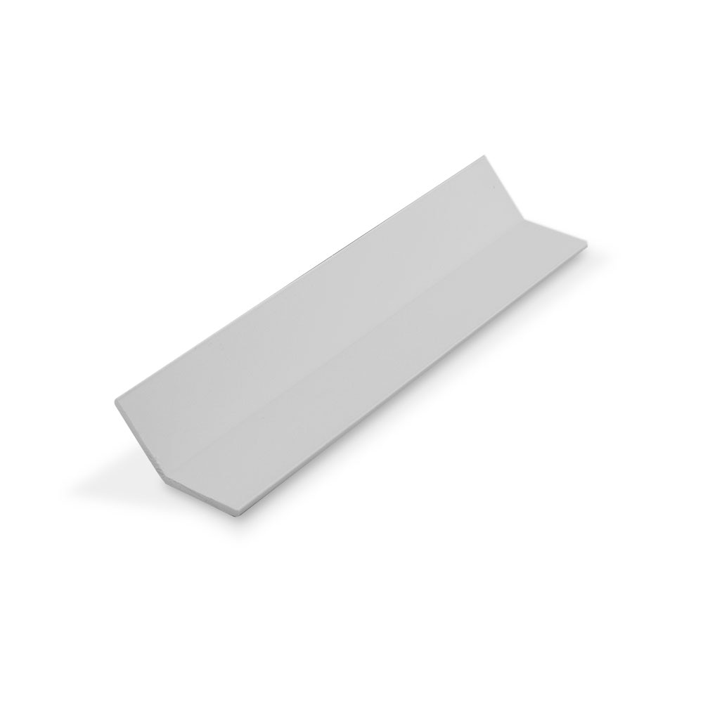 1952-Wh White 1" x 1" 135 Degree Plastic Even Leg Angle Moulding | eBay