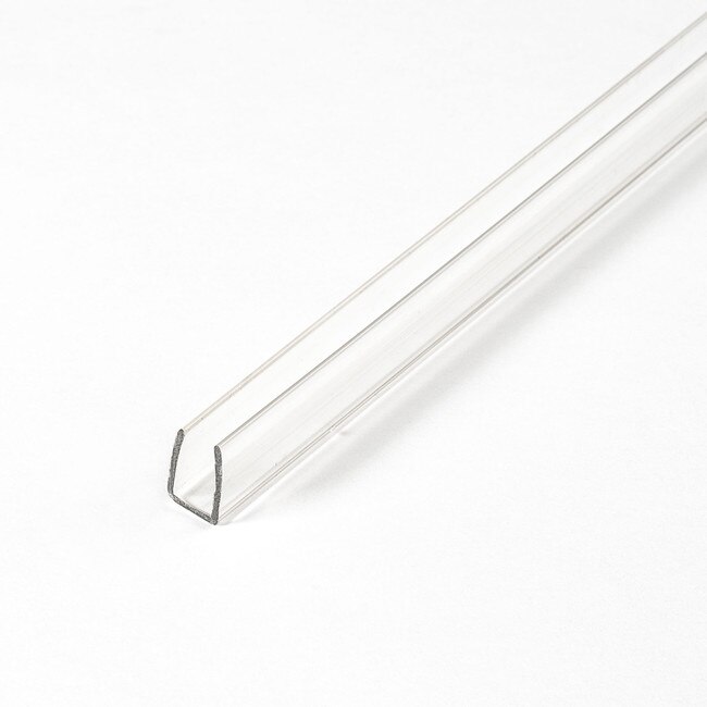 1/4in | Clear Butyrate U Channel Moulding | 2014-CL Series | 2014-CL-PARENT