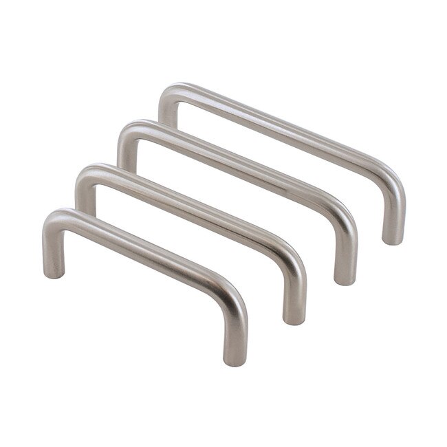Brushed Nickel Wire Pull 4"cc X 8mm Diameter