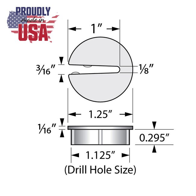 Wire Gripping Grommet 1-1/4in |27-GROMMET