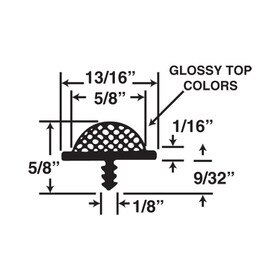 Plastic Bumper Tee Edge Moulding
