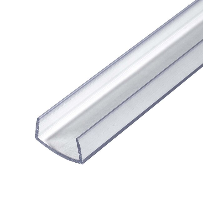 Clear Plastic U Channel Moulding 3/4in