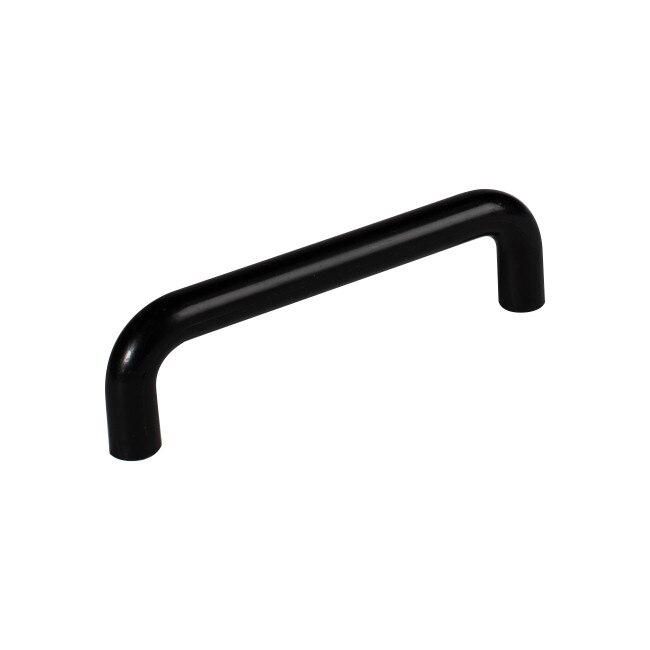 Black Plastic Wire Pull With 96mm Hole Centers