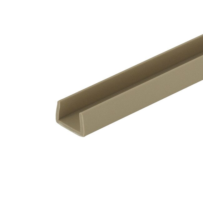 Color Plastic U Channel Moulding 3/8in