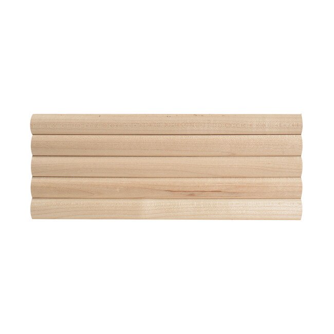 1' Wide x Nominal 8' High x 5/16' Thick Unfinished Solid Wood Tambour ...