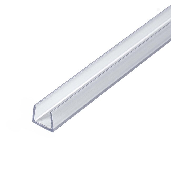 Color Plastic U Channel Moulding 3/8in