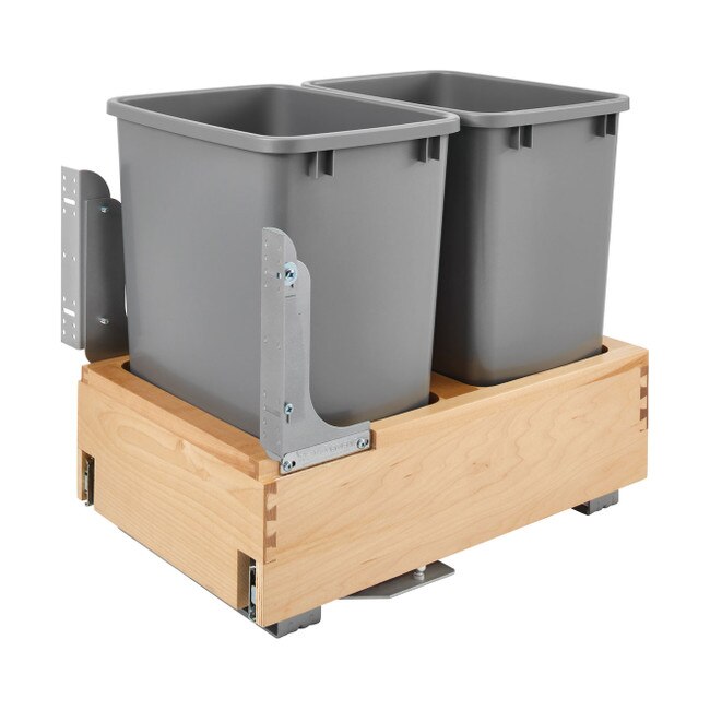 Rev-A-Shelf | Double 35 Qrt | Pull-Out Waste Container