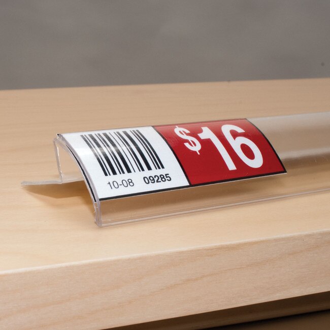 Gondola Price Tag and Shelf Label Holder 1-1/4in | 55-5957