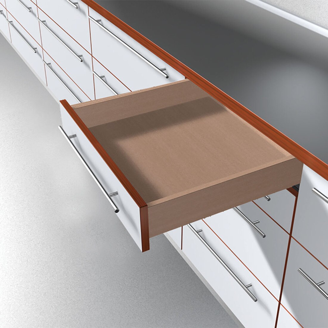 Blum | 554H Series | Tandem Edge Soft Close Undermount Drawer Slide ...