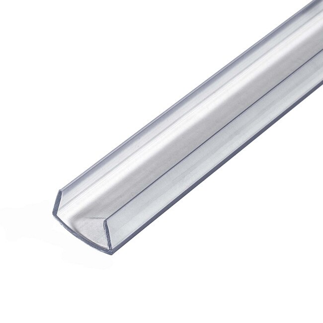 Clear Plastic U Channel Moulding 5/8in