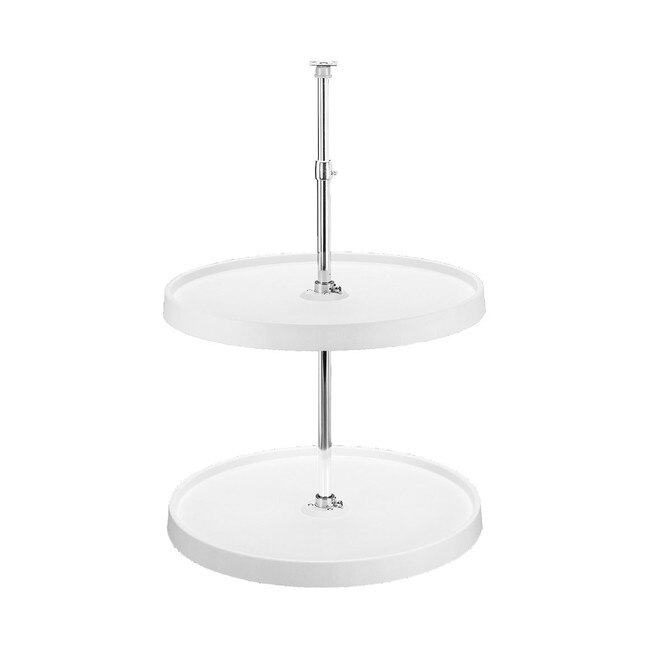 Rev-A-Shelf | 18in | White | Polymer Full Circle Lazy Susans | 2-Shelf