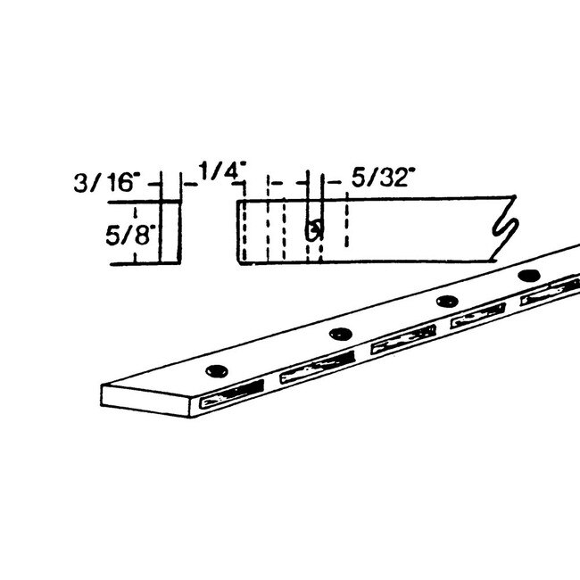 Ratchet/Binning Strip 30" | 6510-30