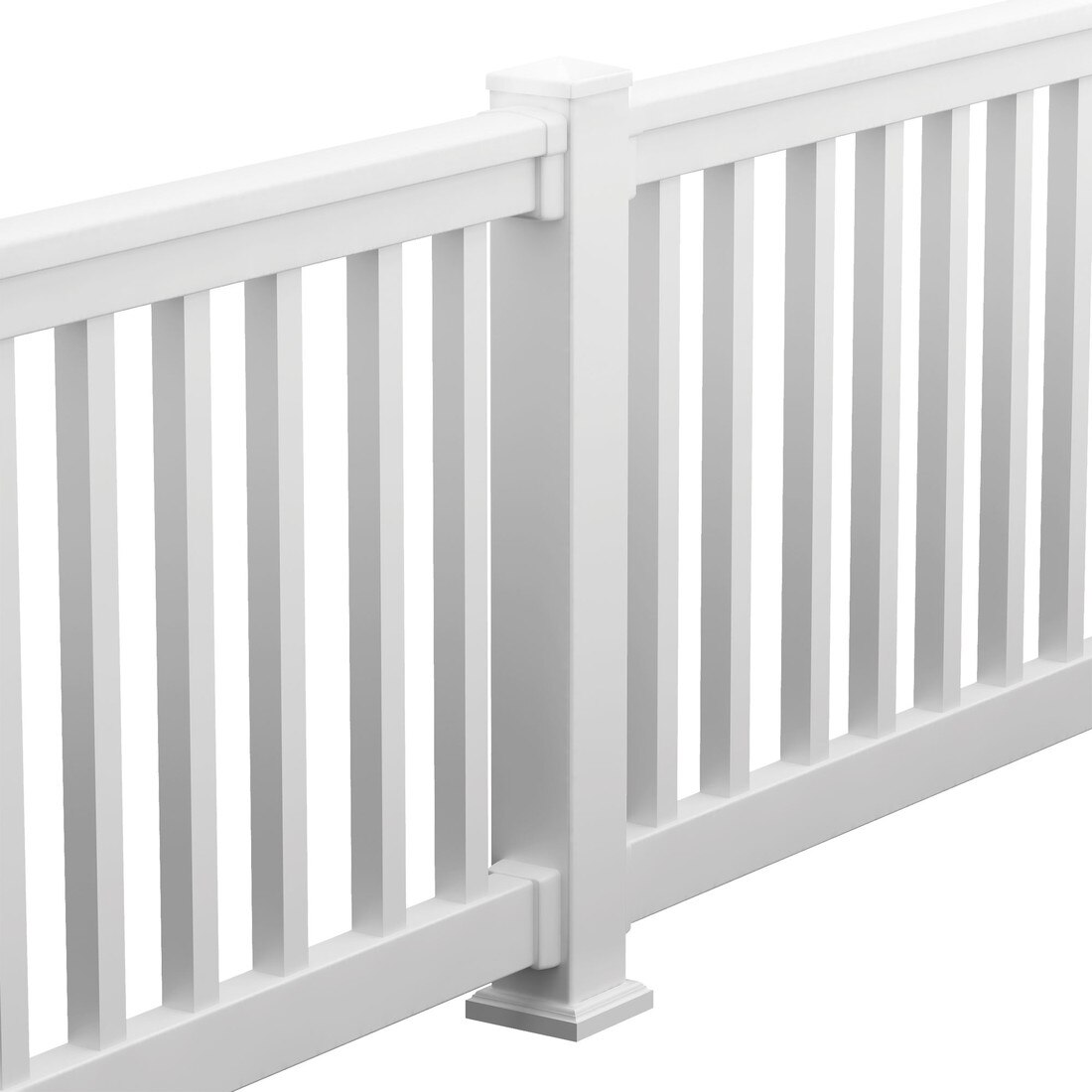 42" High x 96" Long Straight Rail Kit with Square Spindles