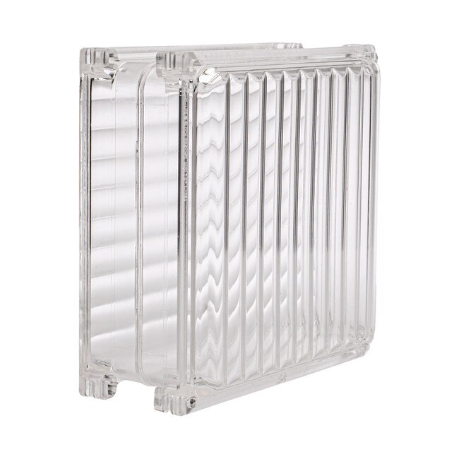Interlocking Acrylic Block Classic Cross Ribbed Alternating Pattern ...