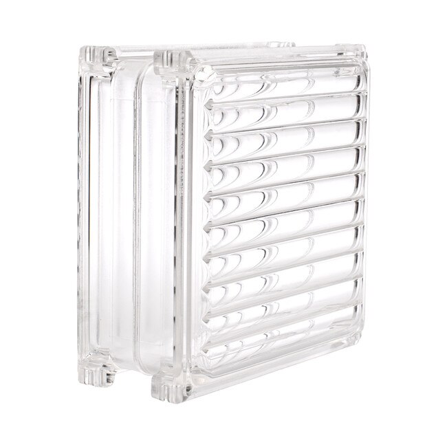 Interlocking Acrylic Block Classic Cross Ribbed Alternating Pattern ...