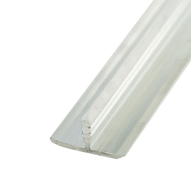 3/4in Flat Aluminum | Center Barb Tee Moulding | ALU1028-PARENT