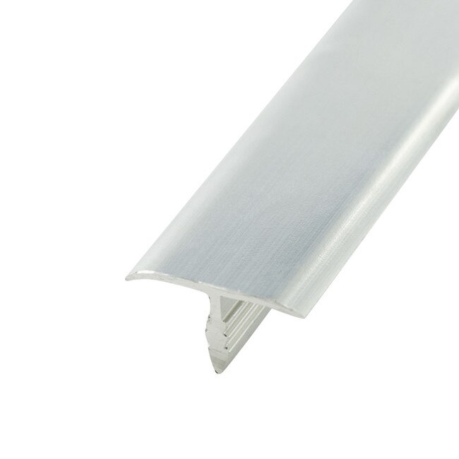 3/4in Flat Aluminum | Center Barb Tee Moulding | ALU1028-PARENT