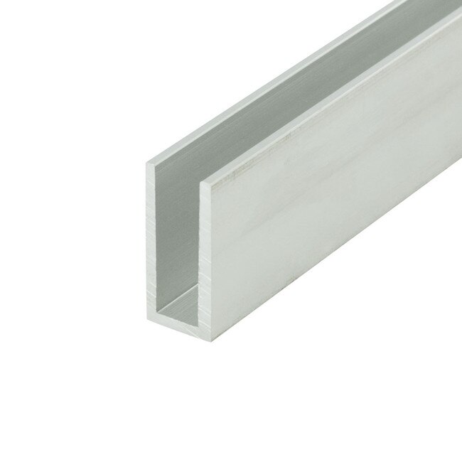 Extruded Aluminum U Channel 9/32in