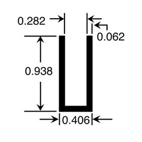 Aluminum U Channel Moulding