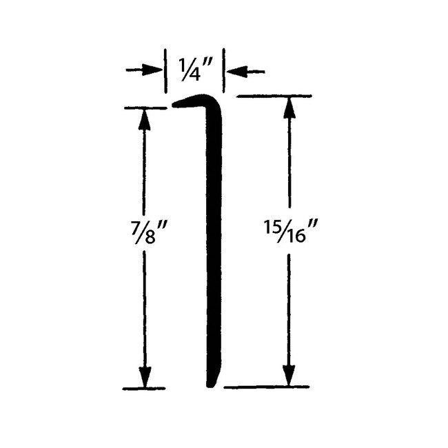 Overlap Face Nosing with Countersunk Holes 15/16in W | ALU128