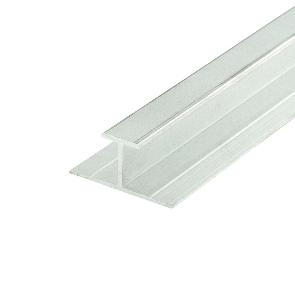 Outwater Aluminum H Channel Fits Material 1/2 Inch Thick Mill Finish ...