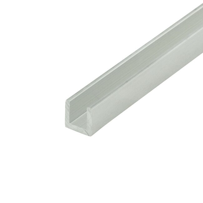 Extruded Aluminum U Channel 1/4in