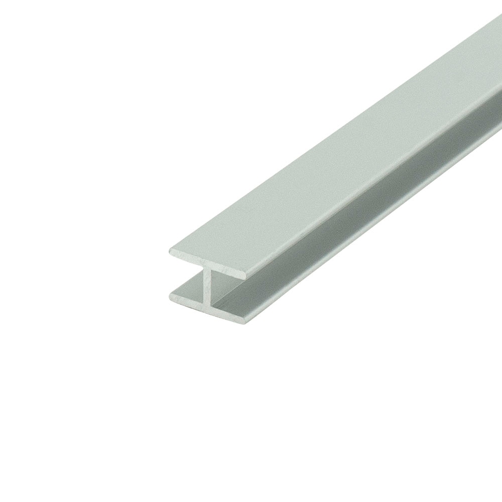 Outwater Aluminum H Channel Fits Material 1/4 Inch Thick Clear Anodized ...