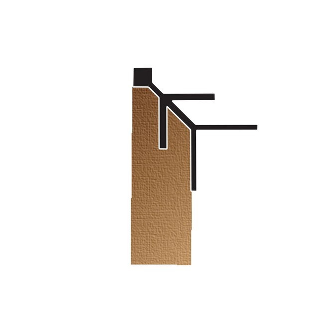 Aluminum Corner Channel Molding 3/4in