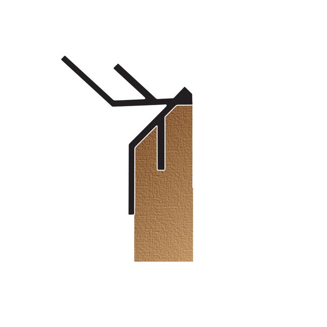 Aluminum Corner Channel Molding 3/4in