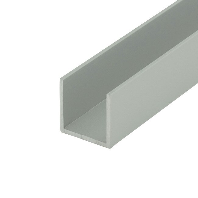 Extruded Aluminum U Channel 5/8in