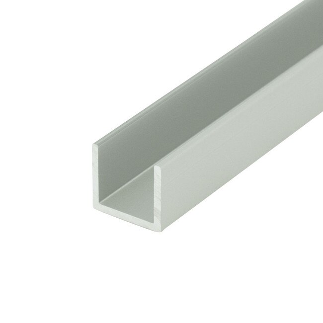 Extruded Aluminum U Channel 1/2in