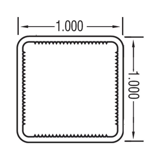 Panel Connector Tubing 1in Sq | AT-2