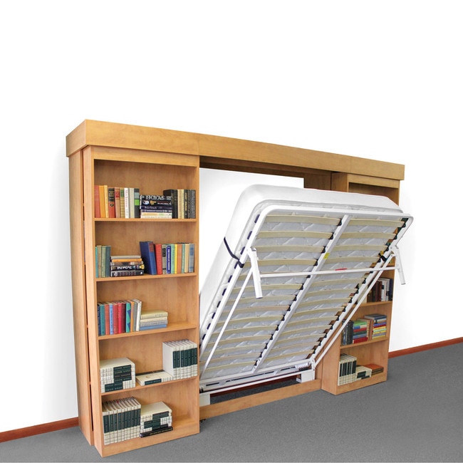 Library Bed Sliding Kit | Sliding Bookcase Track Kit | Concealed Door ...