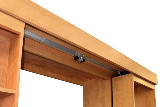 Library Bed Sliding Bookcase Hardware Kit