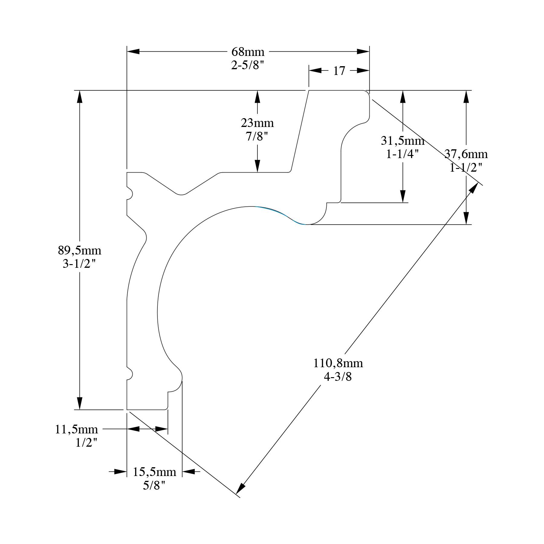 Orac C328 Crown Moulding