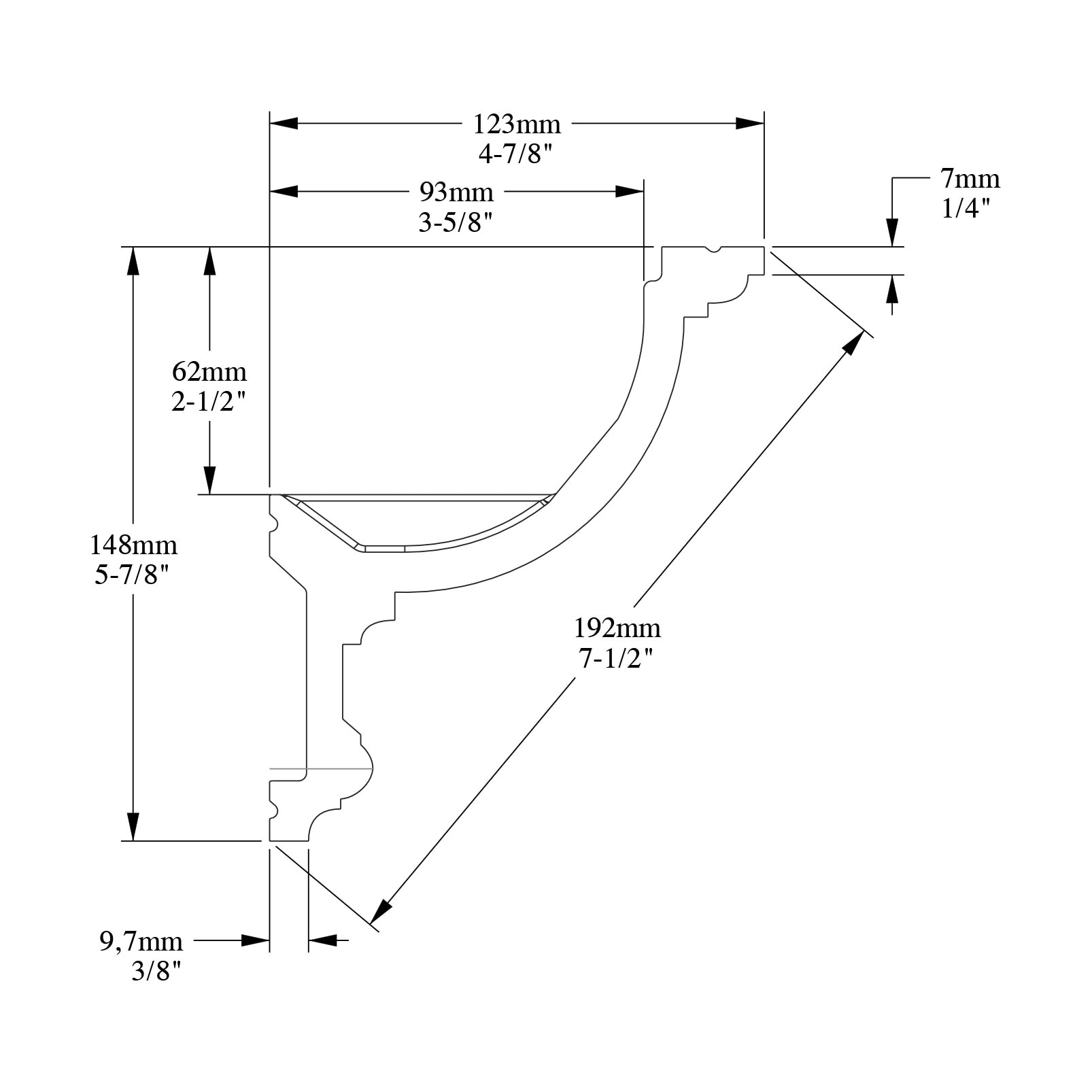 Orac C901 Crown Moulding