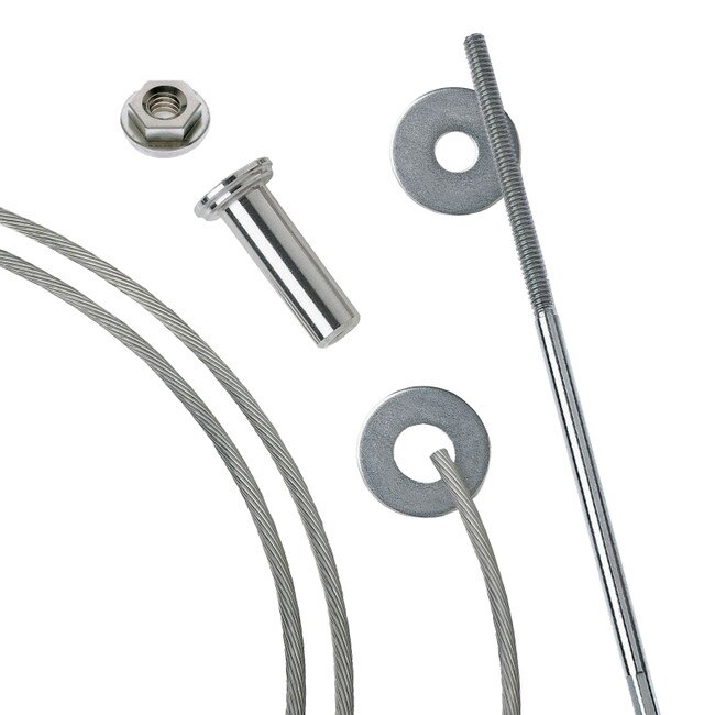 10' Cable Rail Assembly For Wood Posts