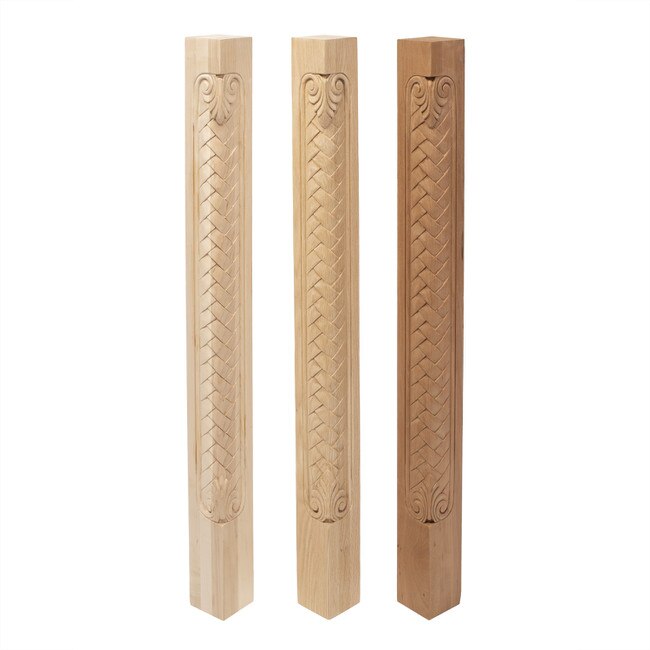 Weave Corner Post Island Leg 34-1/2in H