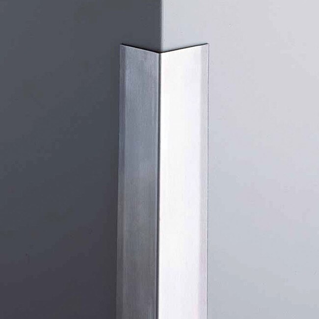 Stainless-Steel Edge Trim 1in x 1in x 3/64in (.059in) Thick