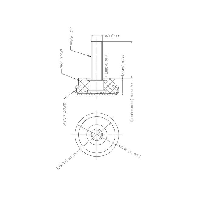 Leg Leveling Glide | CG-LEVELER